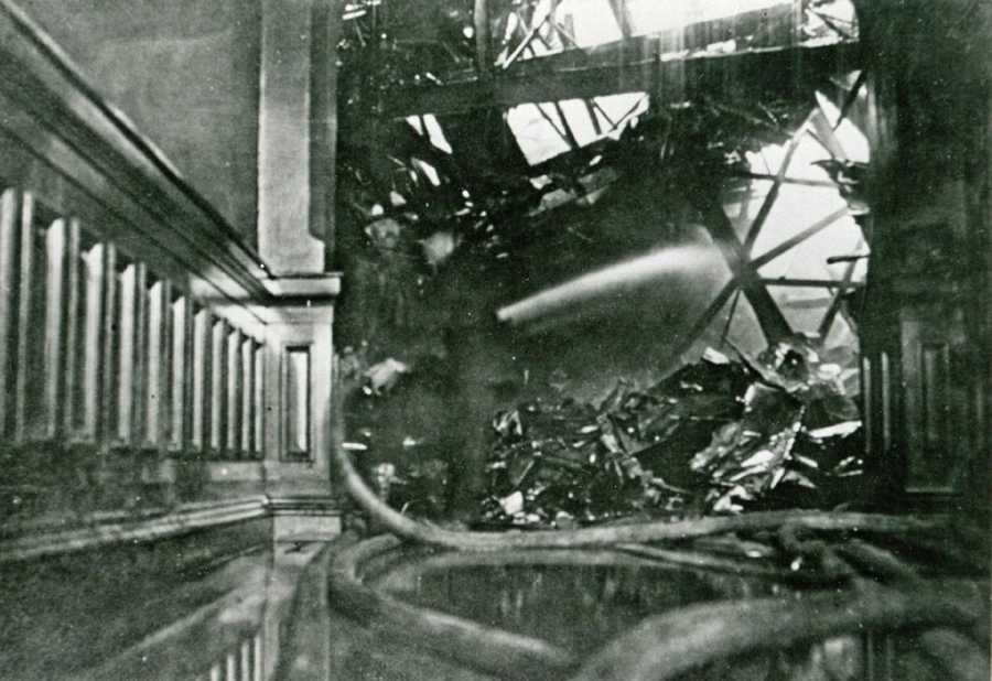 1912 Fire Gutted Butler County Courthouse, Killed 3 Firemen