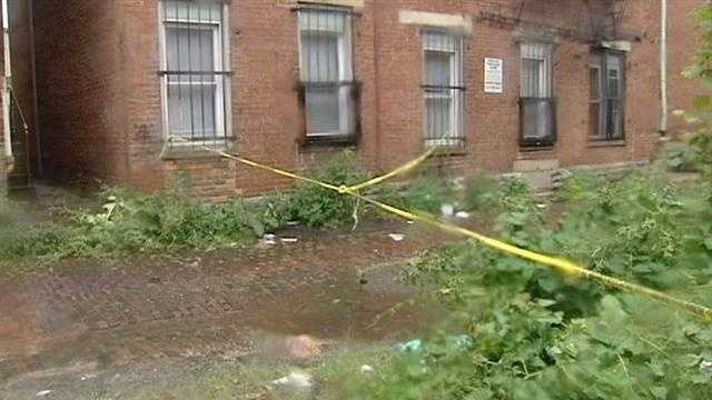 Child falls from third-story window
