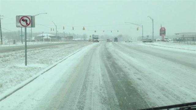 Images: Friday's snow