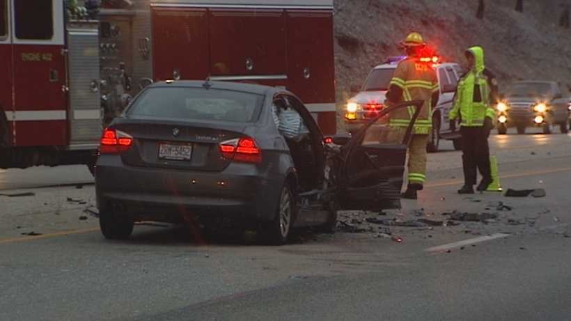 Images: 4 hurt in AA Highway crash