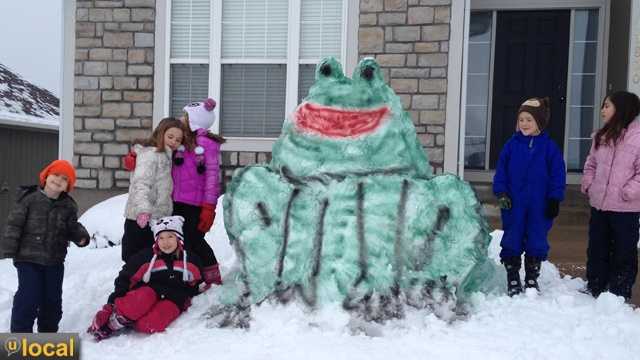 Photos: Check out these amazing snowmen sent to u local!