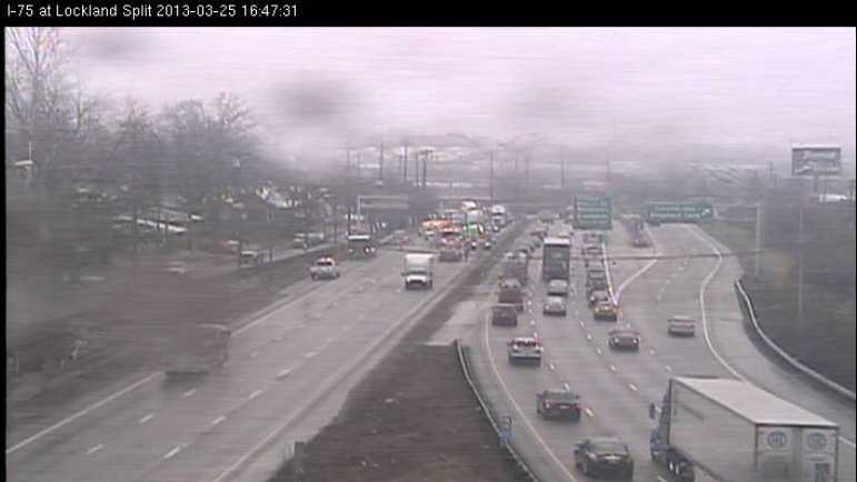 All lanes reopened on I-75 south at Lockland Split