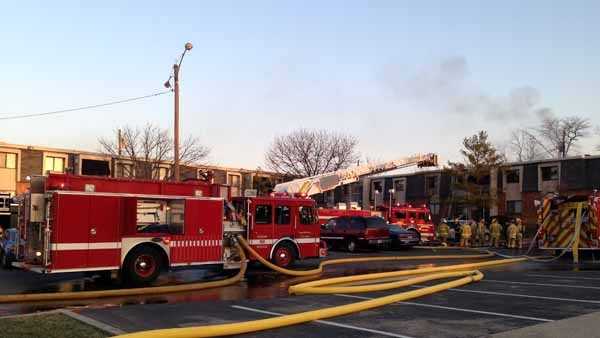 Photos: Fire damages Springdale apartments