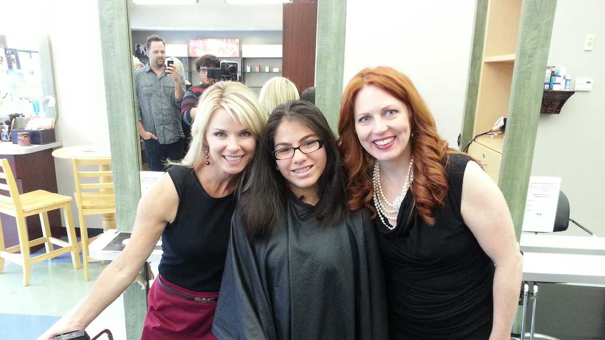 Photos: Girl donates hair to help sick kids