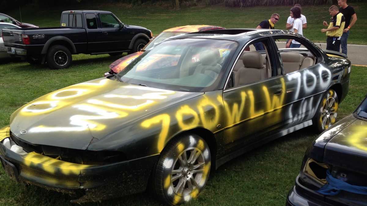 Photos: WLWT's Andrew Setters in demolition derby