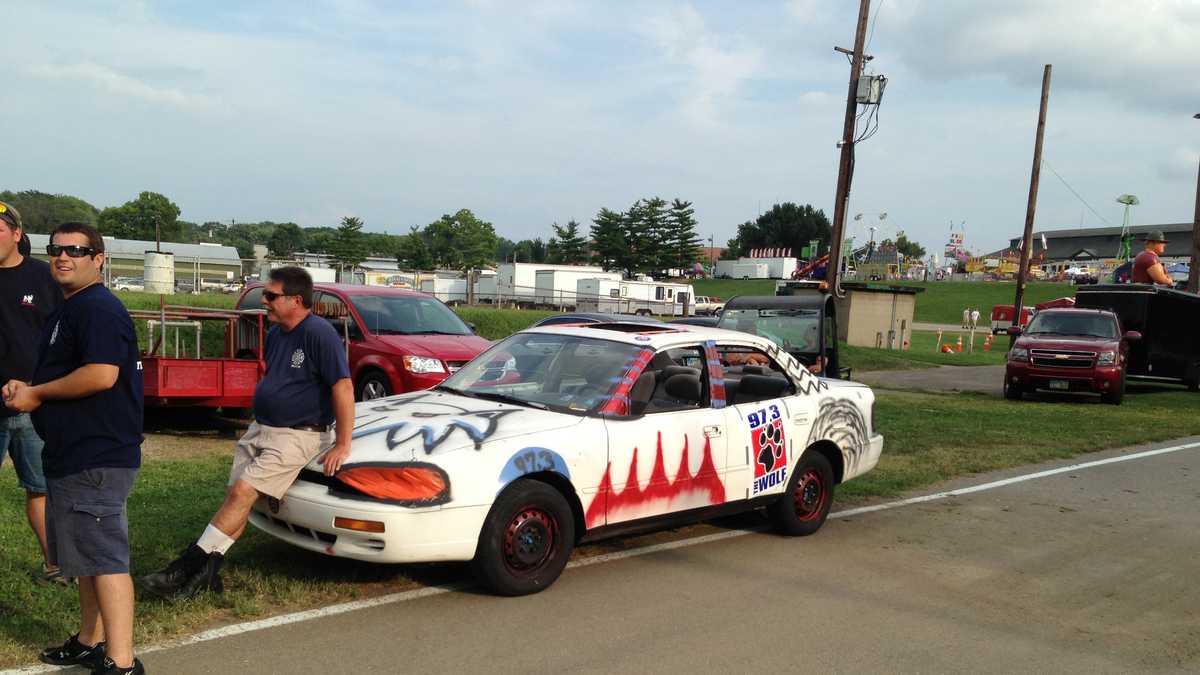 Photos: WLWT's Andrew Setters in demolition derby