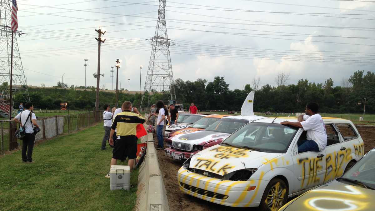 Photos: WLWT's Andrew Setters in demolition derby