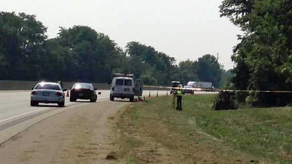 Photos: Body found alongside interstate