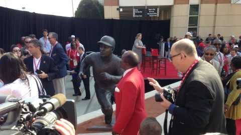 Images: Joe Morgan statue unveiled