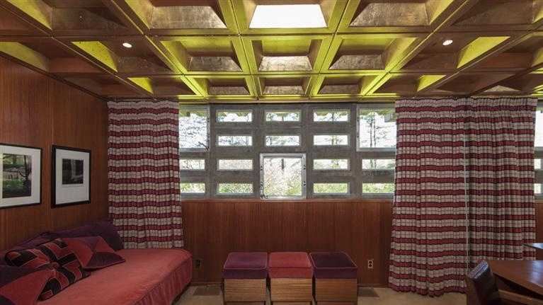 Tour the unique Frank Lloyd Wright Gerald B. Tonkens House