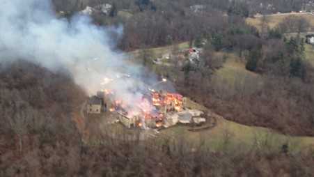 Photos: Indian Hill house fire