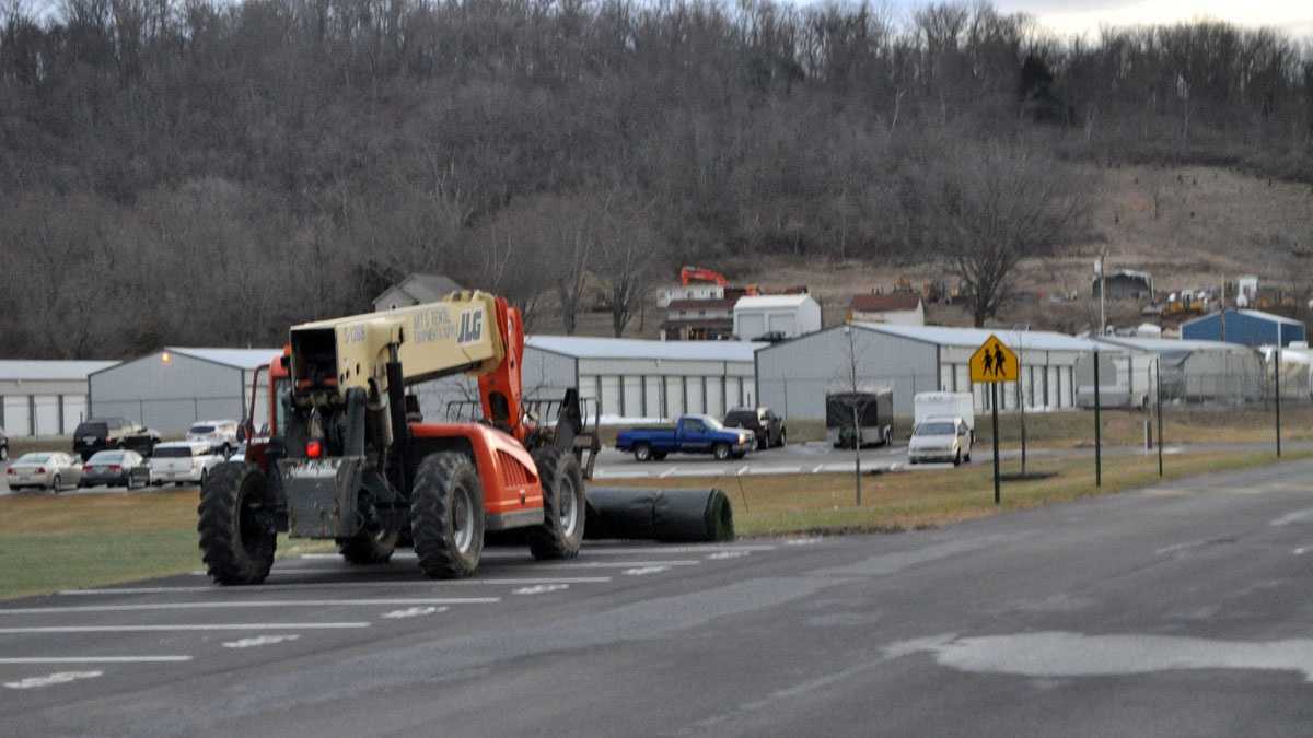 Photos: Superdome turf arrives at Taylor H.S.