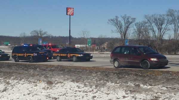 Alleged rolling meth lab