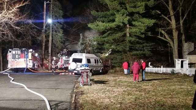 Images: Wyoming house fire