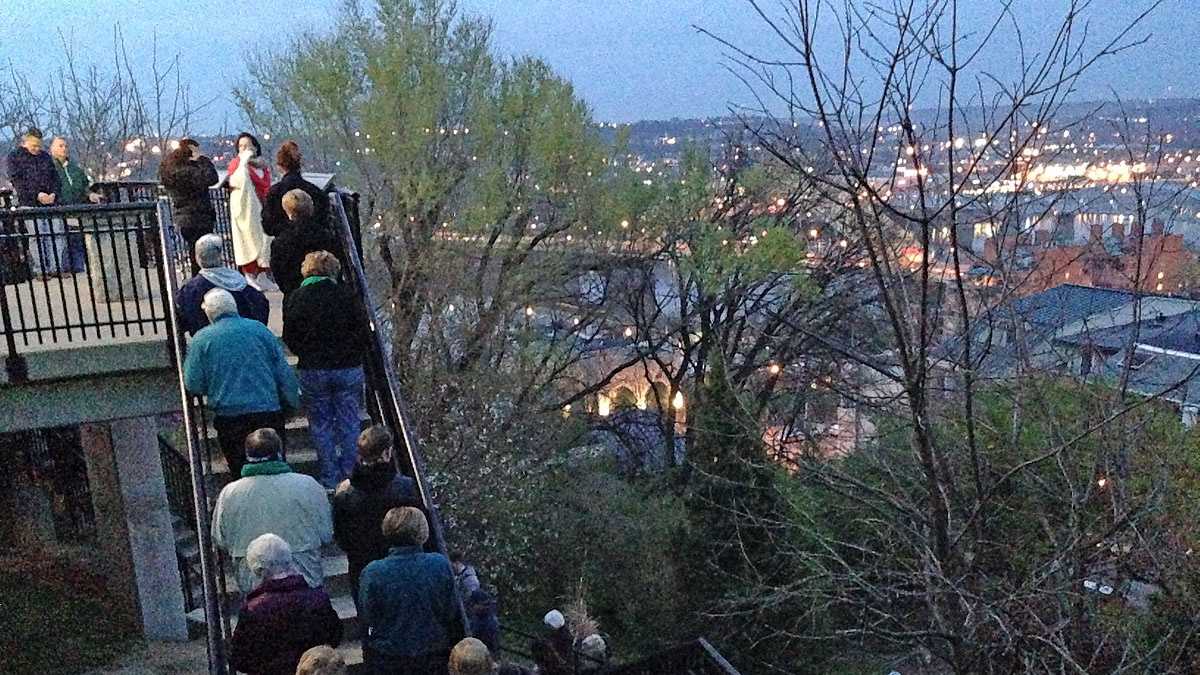 Photos: Praying the steps of Mt. Adams
