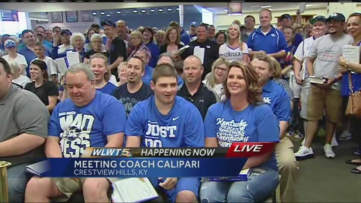 UK basketball coach John Calipari promotes new book in Tri-State