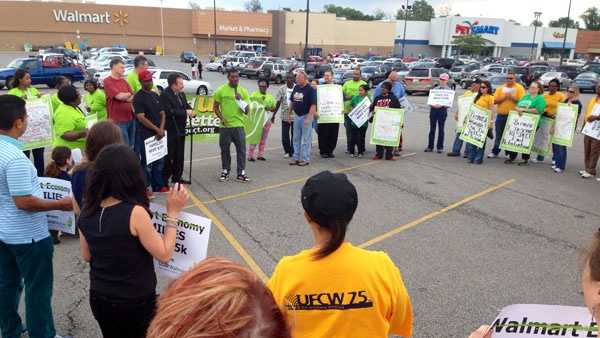 Images: Walmart protest