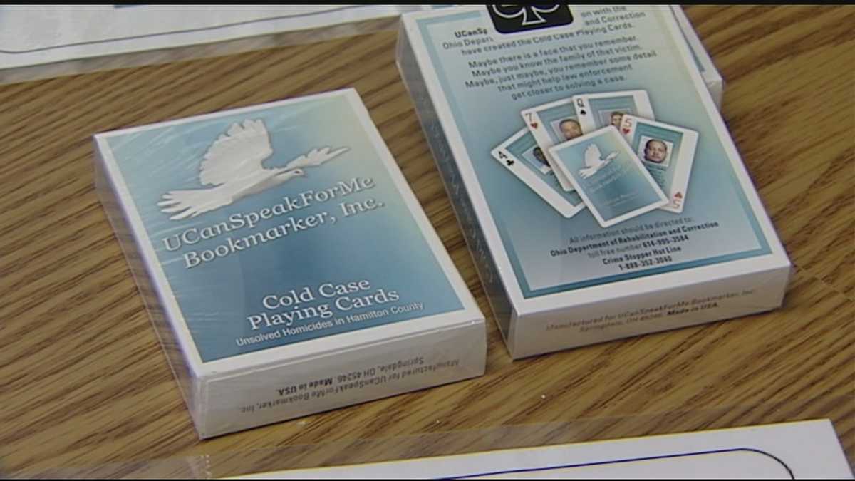 Cincinnati woman hopes play cards play role in solving cold cases