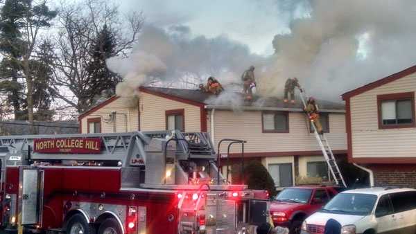 Images: North College Hill fire