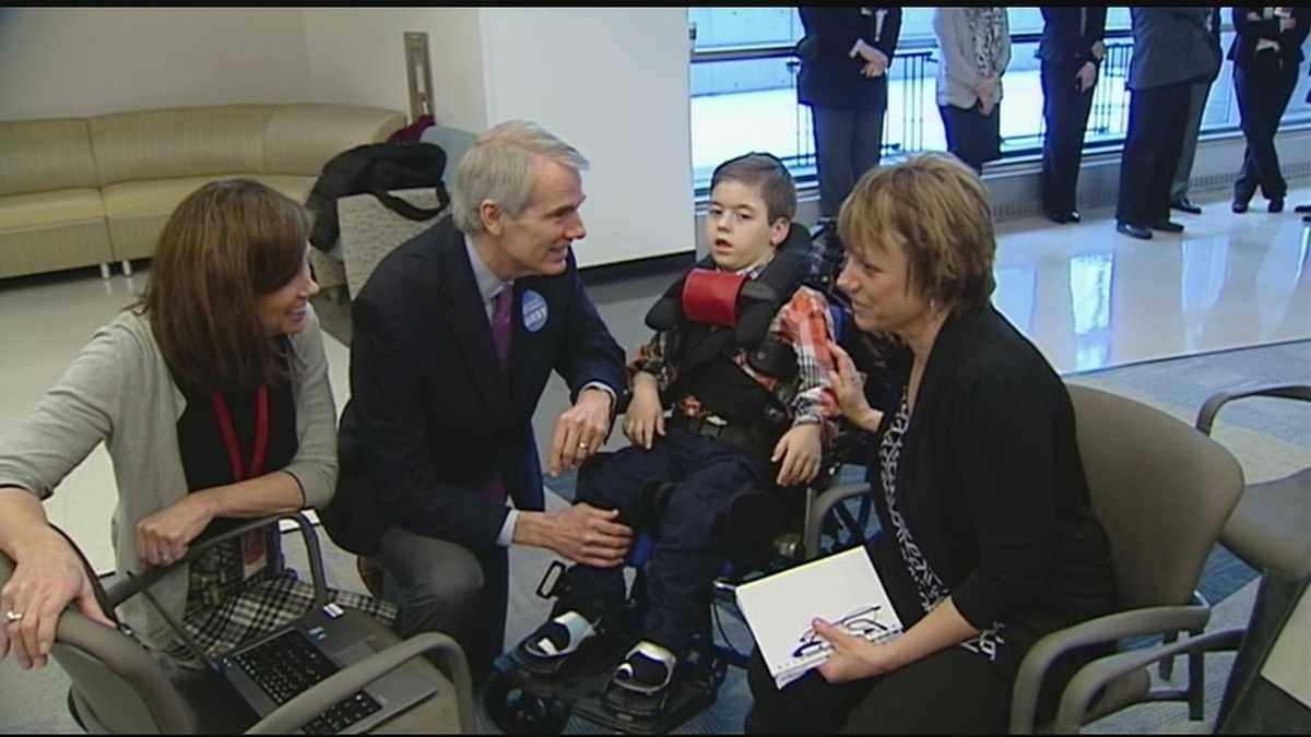 Sen. Rob Portman promotes ACE Kids Act at Children's Hospital