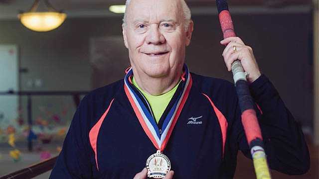 82 Year Old Lebanon Man Named National Champion Pole Vaulter