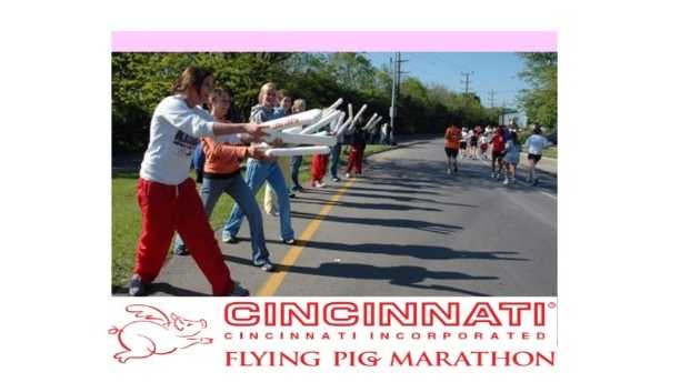 2015 Flying Pig Marathon course stations