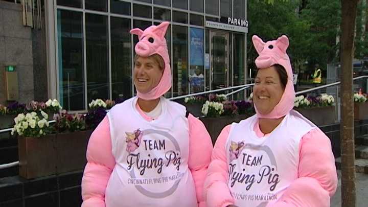 The Flying Pig's finish line piggies are finally identified