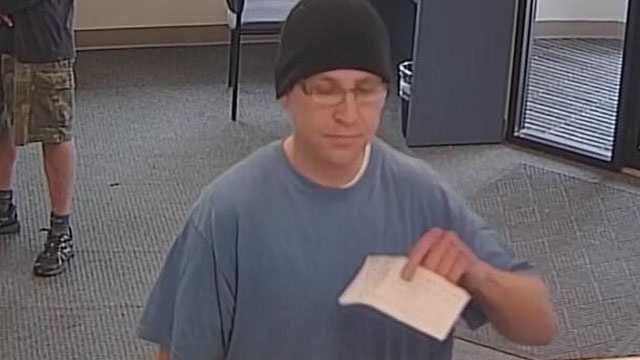'Sock hat bandit' strikes again, allegedly robs bank No. 8