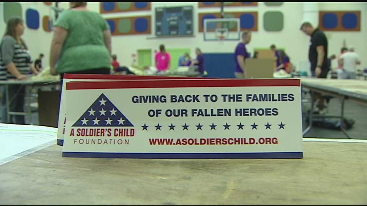 Foundation celebrates children's birthdays, honors fallen soldiers