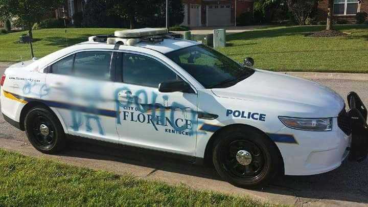 Police investigating after Florence PD cruiser vandalized