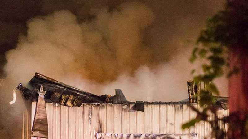 Photos: Aurora lumber yard fire