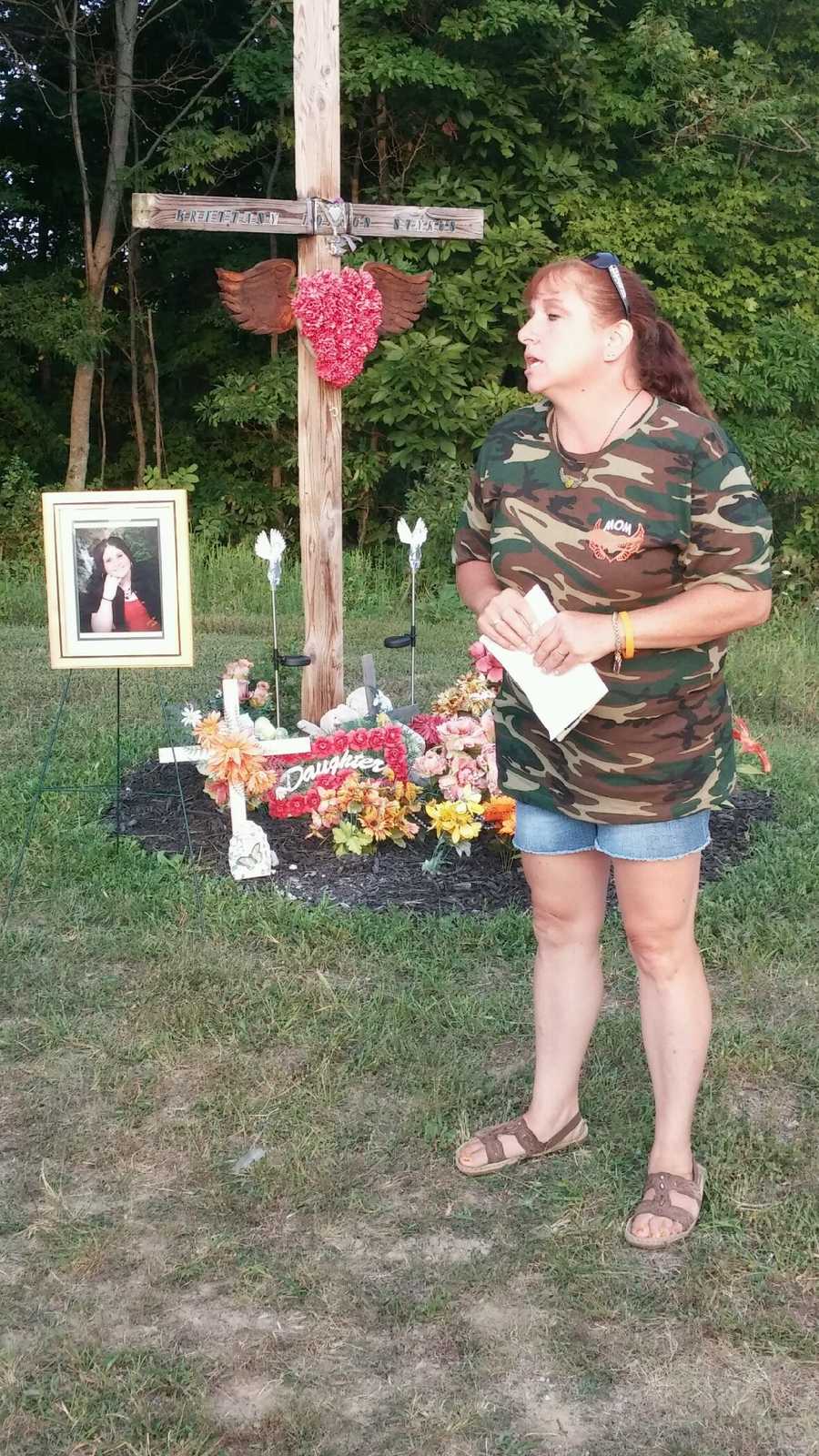 Images: Brittany Stykes vigil