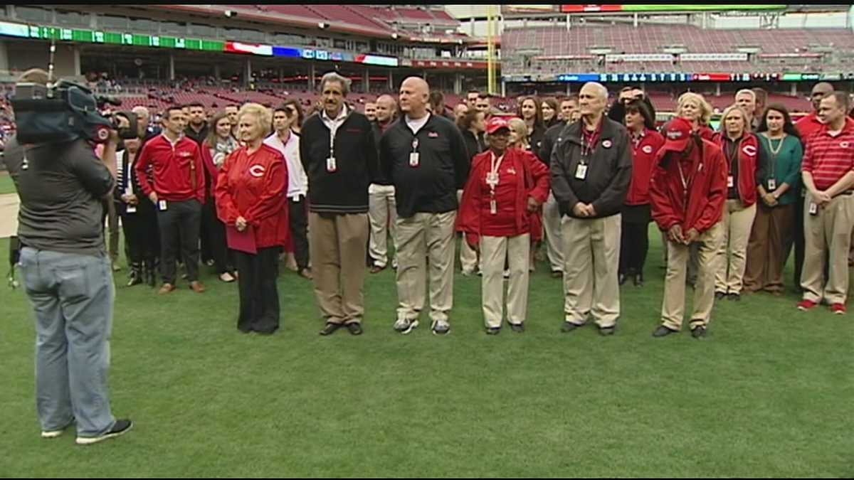 Cincinnati Reds ushers retire after 46 years of service