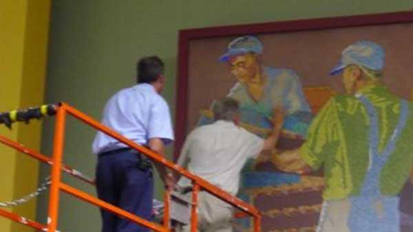 Historic CVG mosaic murals to return home to Cincinnati