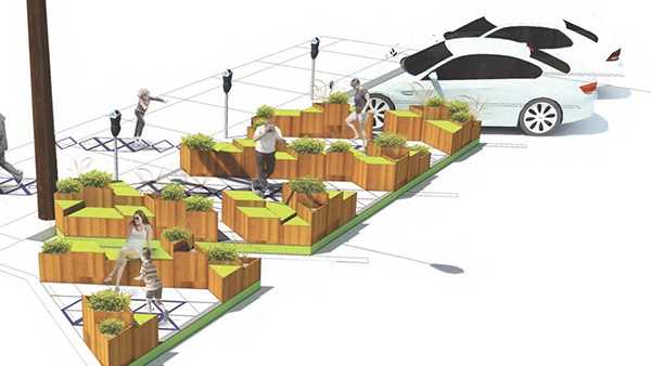 Covington businesses to trade parking spots for interactive 'parklets'