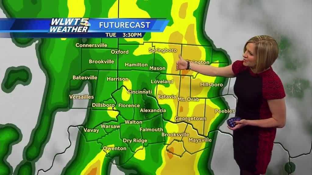 Photos: Tuesday storm timeline