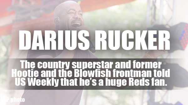 8 celebrities who are Cincinnati Reds fans