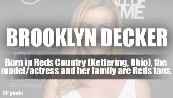 8 celebrities who are Cincinnati Reds fans