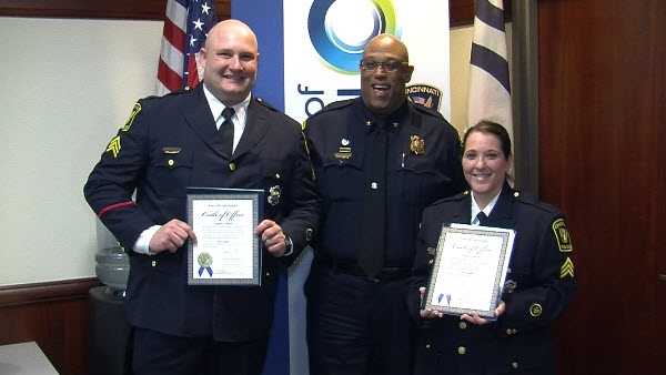 2 new Cincinnati Police sergeants sworn in