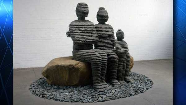 New sculptures at Pyramid Park