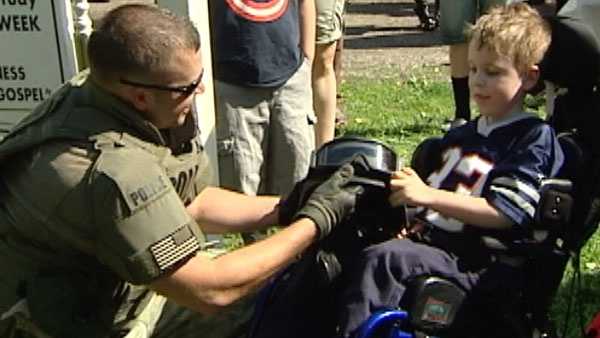 Middletown boy with terminal disease gets superhero treatment