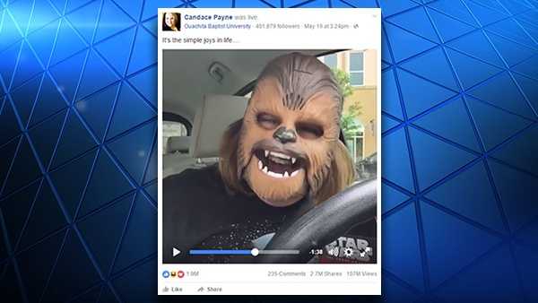 WATCH: 'Chewbacca Mask Lady' and her contagious laughter set Facebook ...