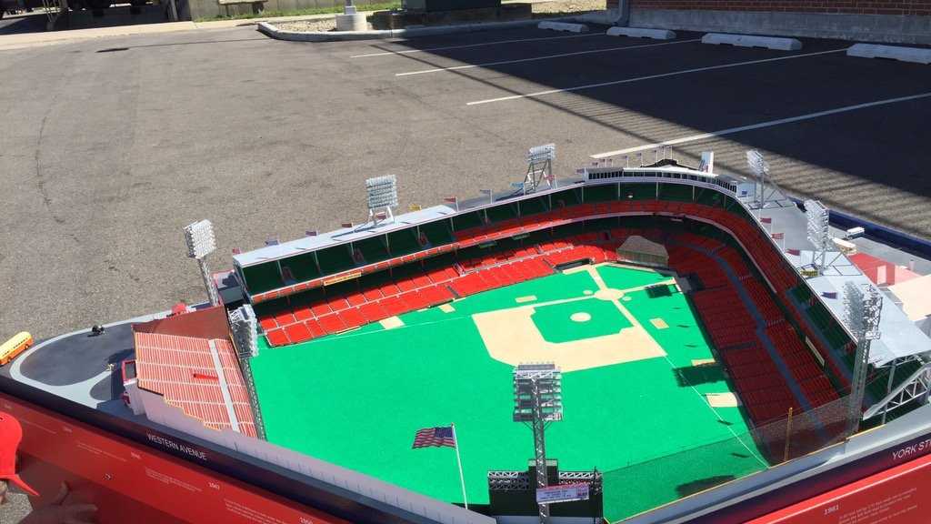 Take a look at the Crosley Field Historic Site