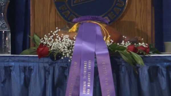 Prize ham sells for $600K at Kentucky State Fair