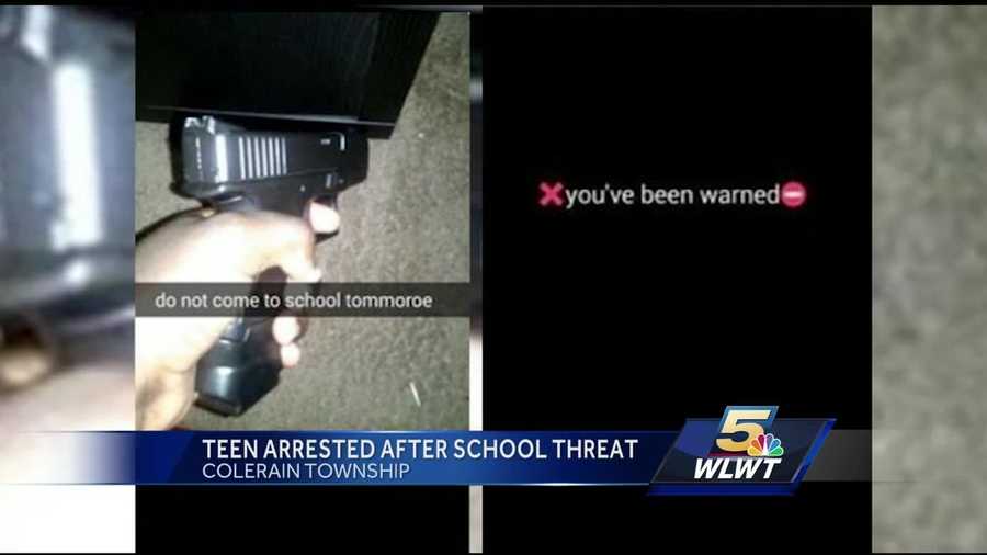 Teen arrested after alleged threat to bring gun to school