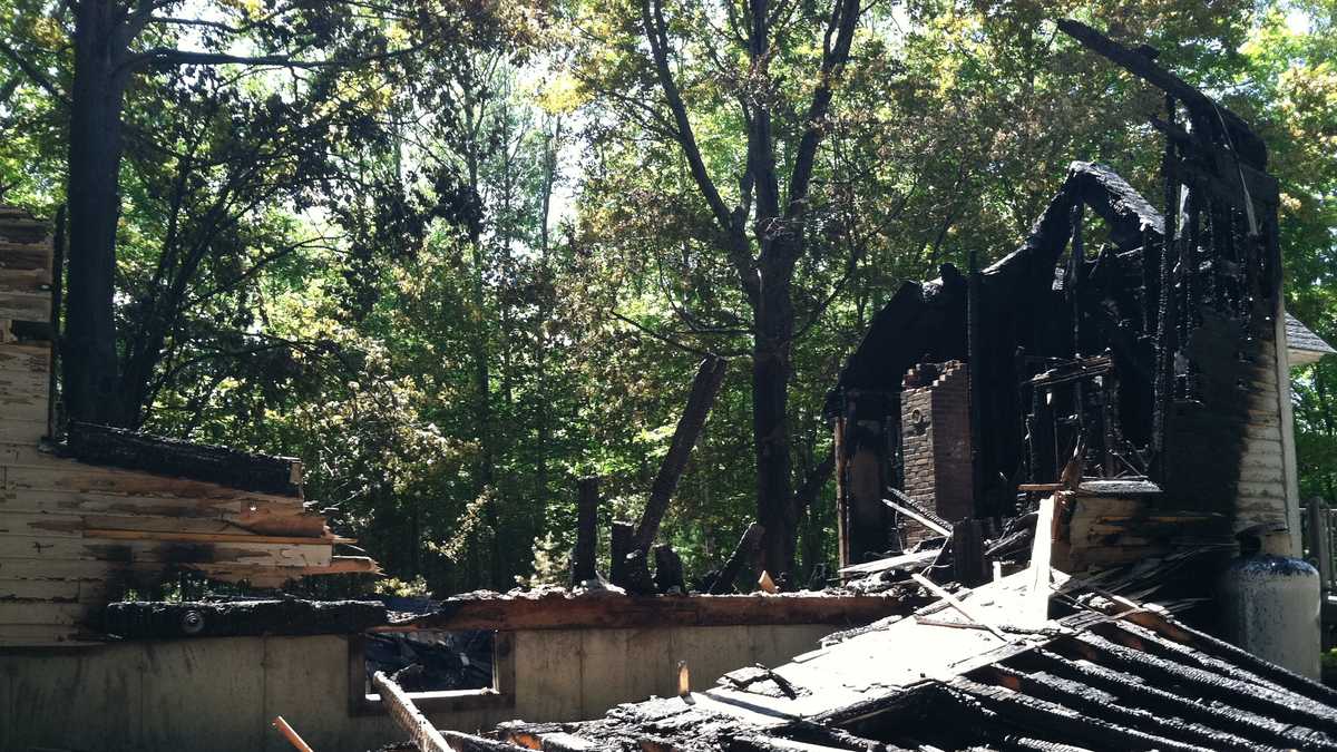 Photos: Fire destroys historic chapel