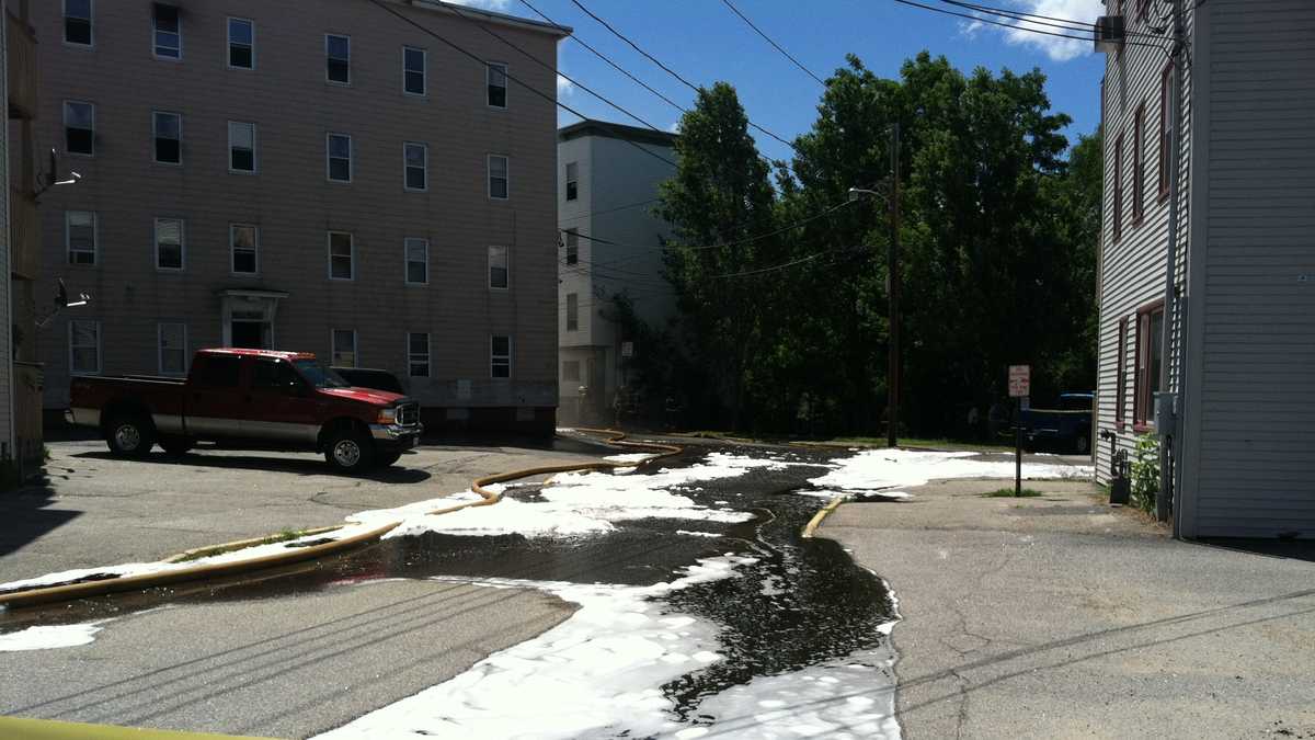 Photos: Crews battle Lewiston fire
