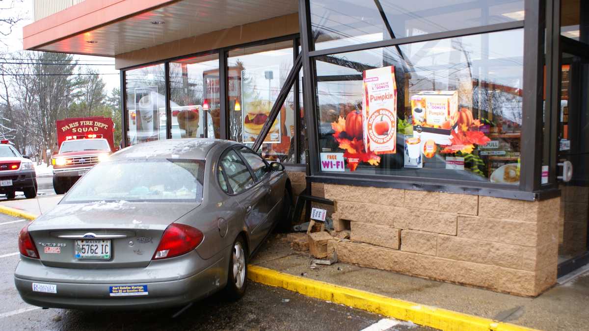 Woman Crashes Vehicle Into Dunkin Donuts