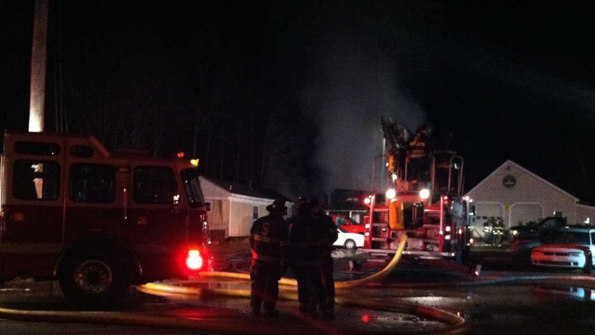 Photos: Crews battle fire in Buxton