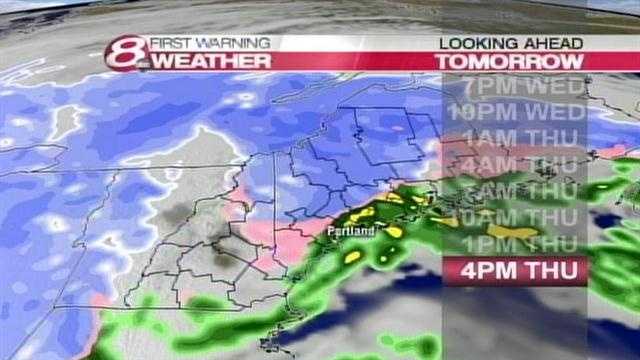 Photos: Thursday storm forecast timeline